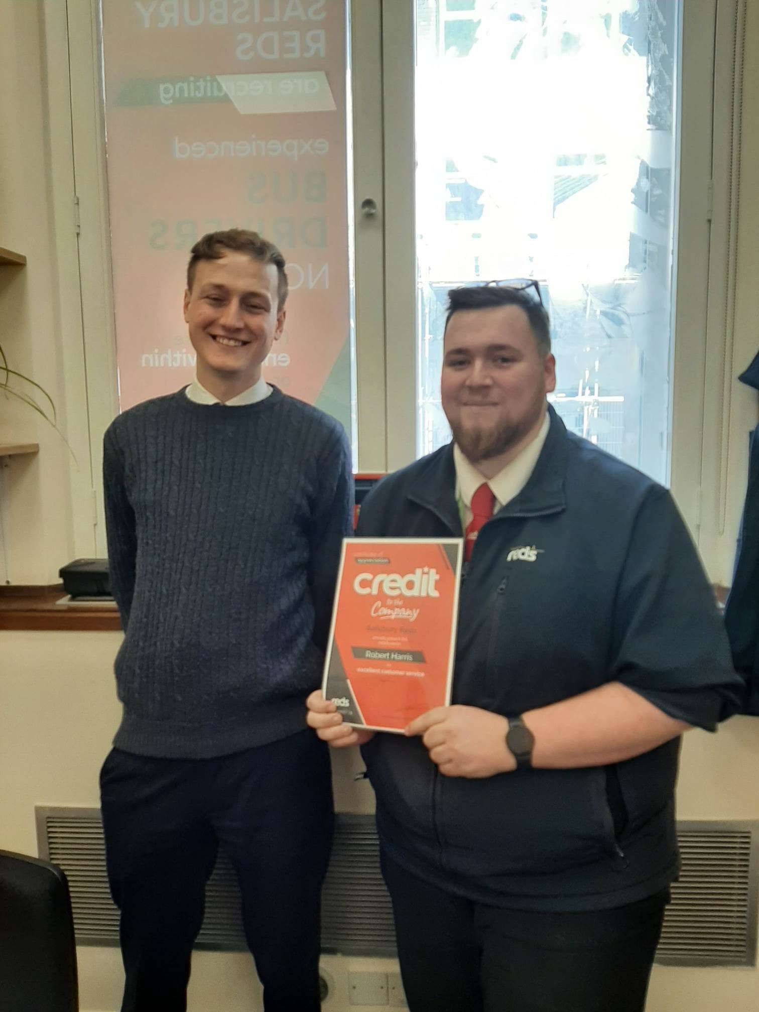 Our Credit to the Company Winners! - Salisbury Reds